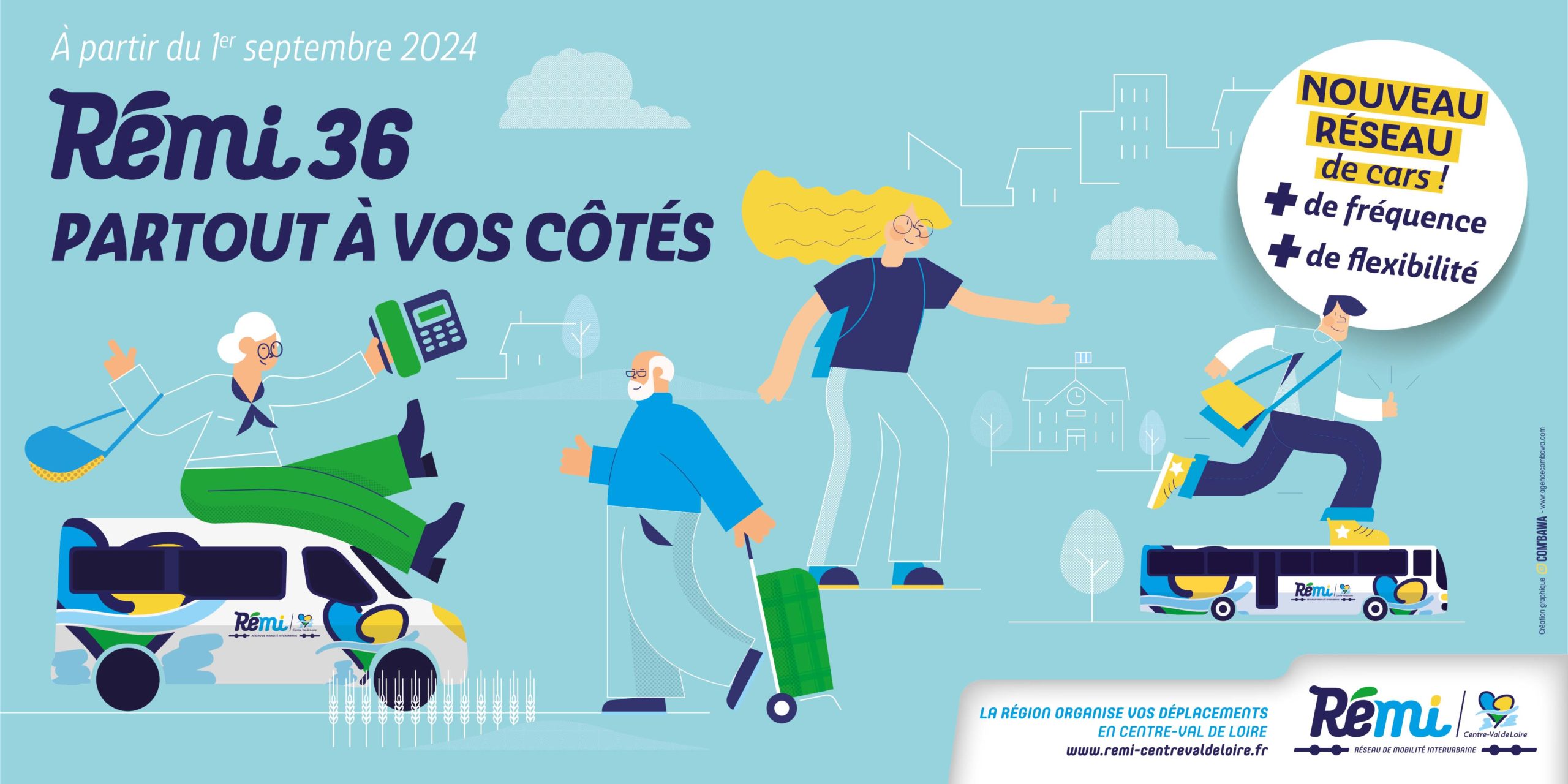 Rémi 36, nouveau réseau de cars à compter du 2 septembre 2024 - Nohant ...